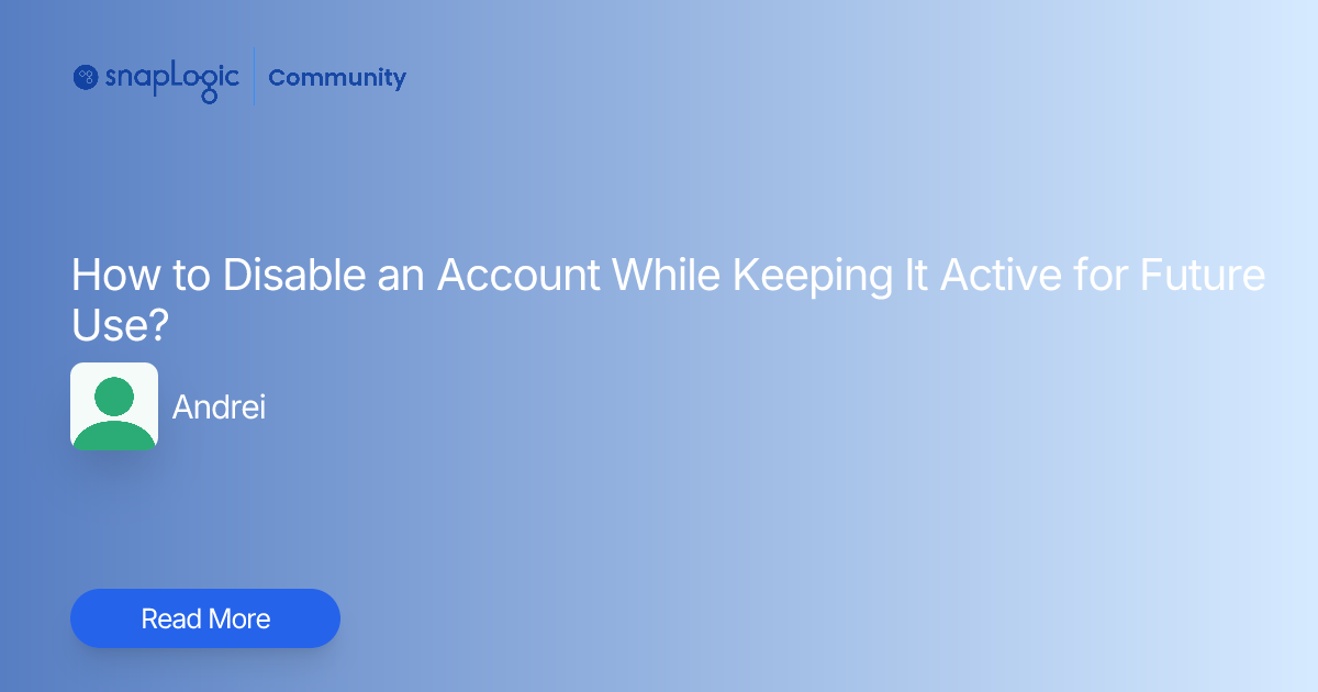 How to Disable an Account While Keeping It Active for Future Use ...